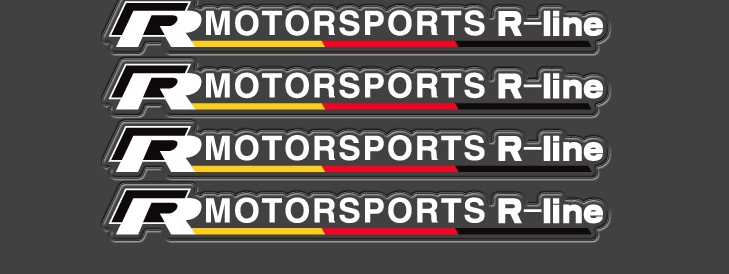Audi R Motorsport R-Line Sticker | DK AUTO TUNING